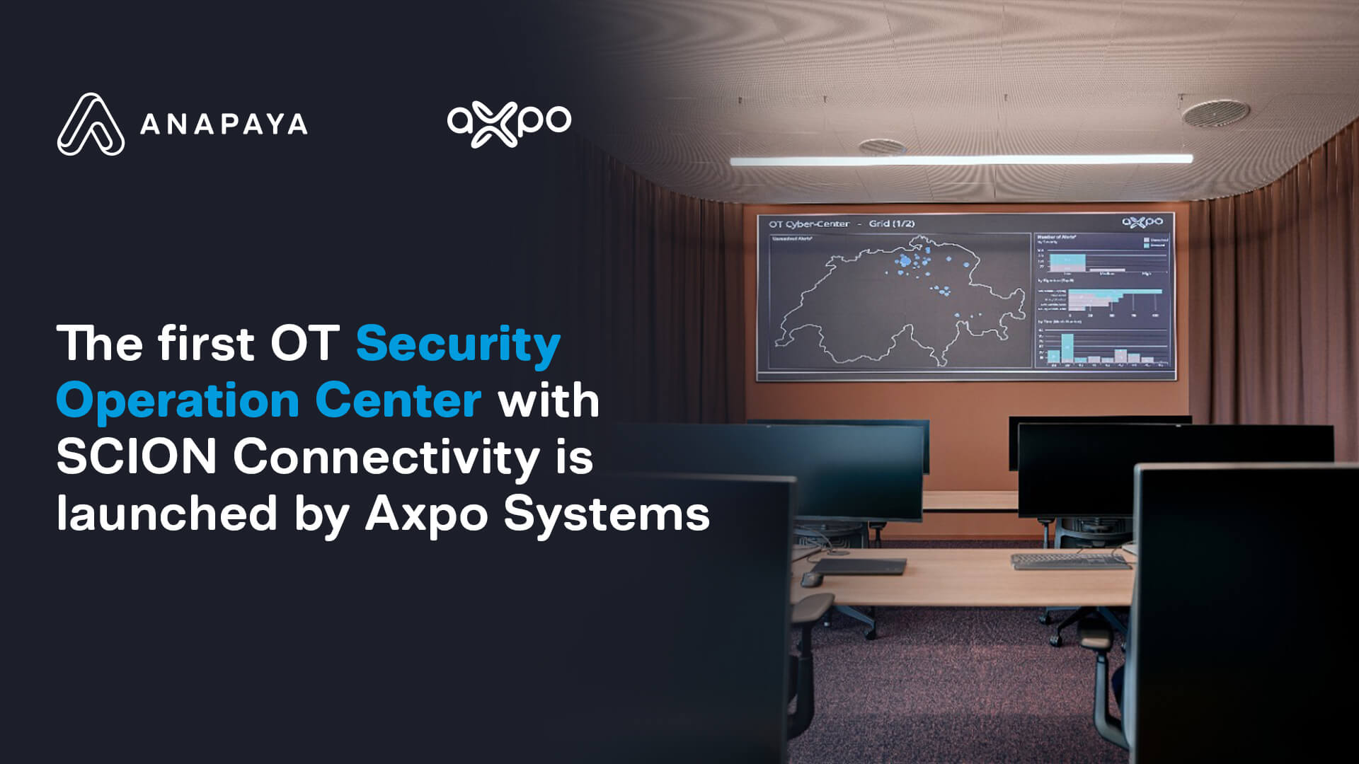 Axpo Systems launches first OT Security Center with SCION